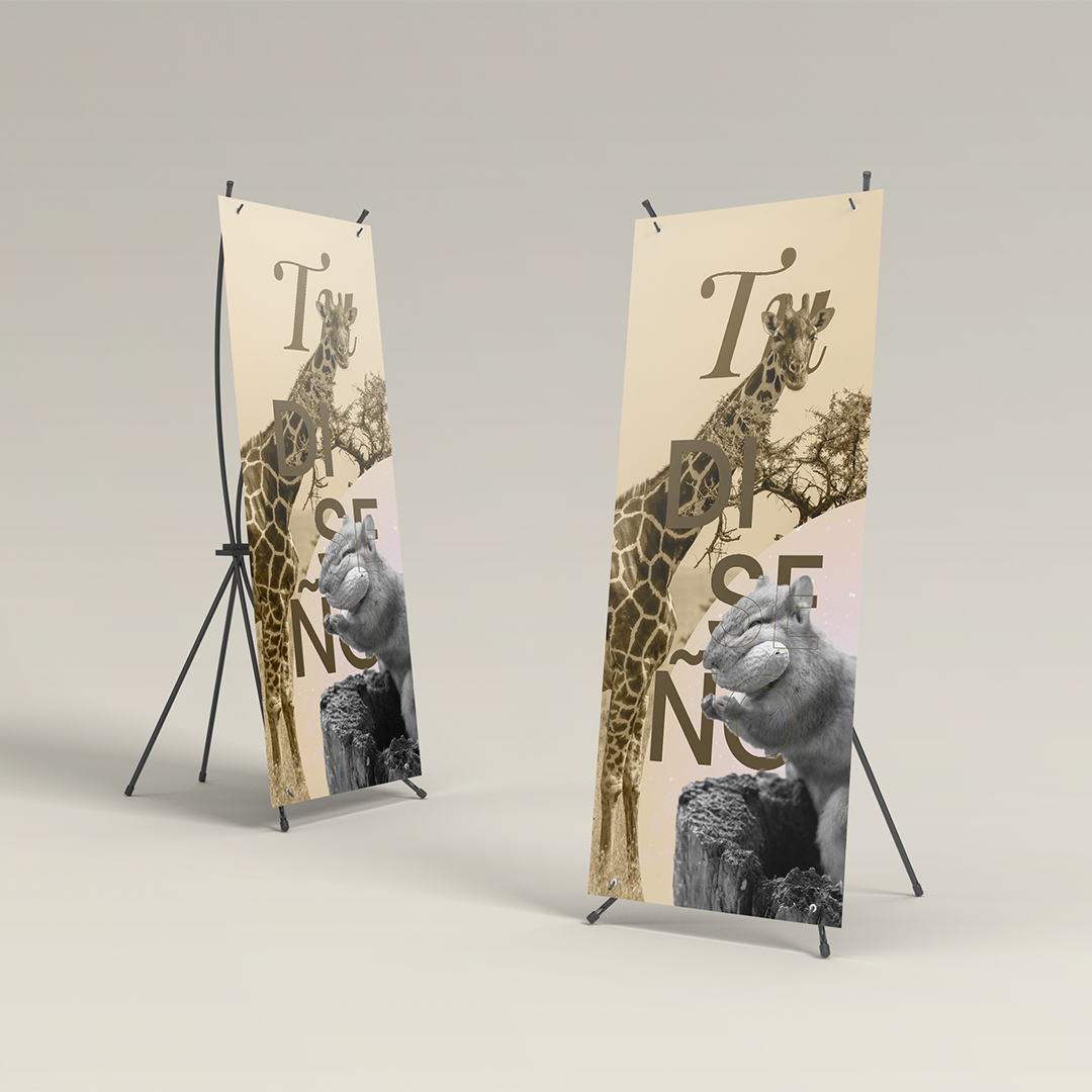 Motistore. Banner Araña 80x180 cm | Publicidad Versátil y Elegante